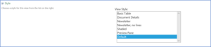SharePoint views on lists tips