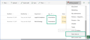 SharePoint views on lists tips