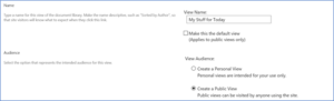 SharePoint views on lists tips