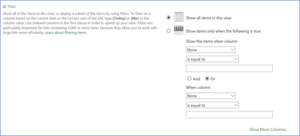 SharePoint views on lists tips