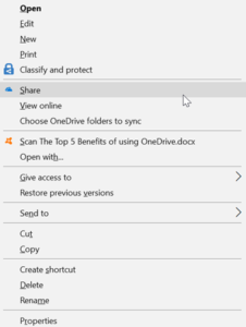 Benefits of using OneDrive for business