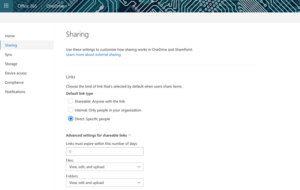 Benefits of using OneDrive for business
