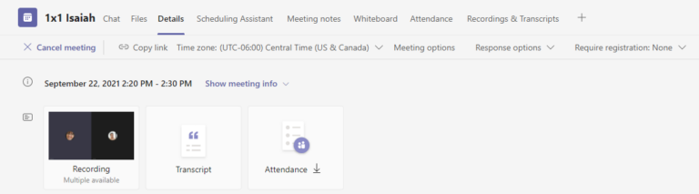 Microsoft Teams Meeting: Where is Your Content Stored?