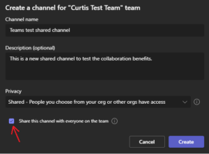 Microsoft Teams shared channels/Teams Connect defined
