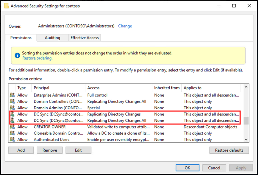 DCSync attacks defined