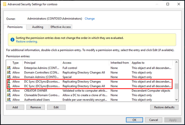 DCSync attacks defined