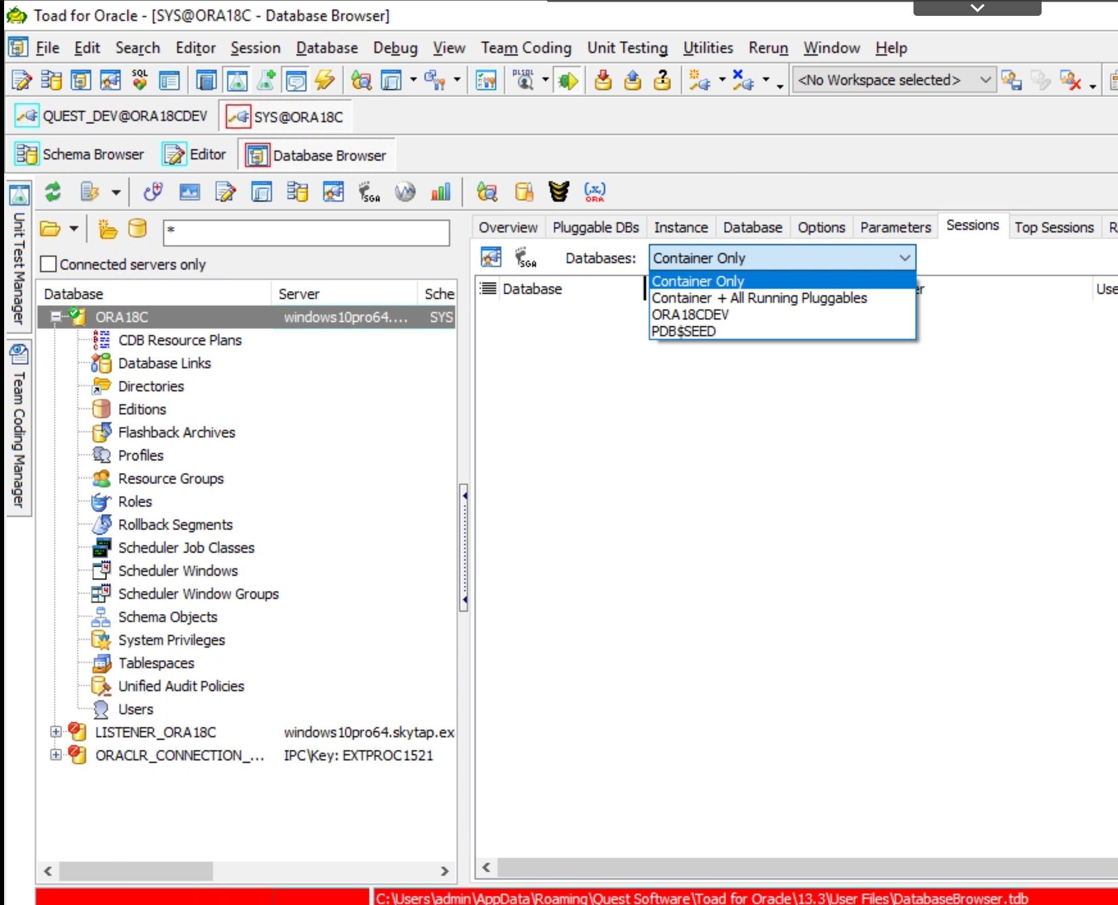 How to monitor database activity with the Toad® Database Browser Utility - The Quest Blog